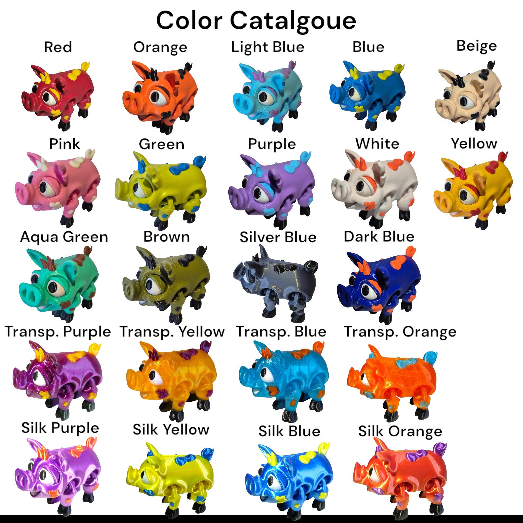 Cute 3D Printed Stingray Toy With Flexible Design, Sea Animal Figure ...