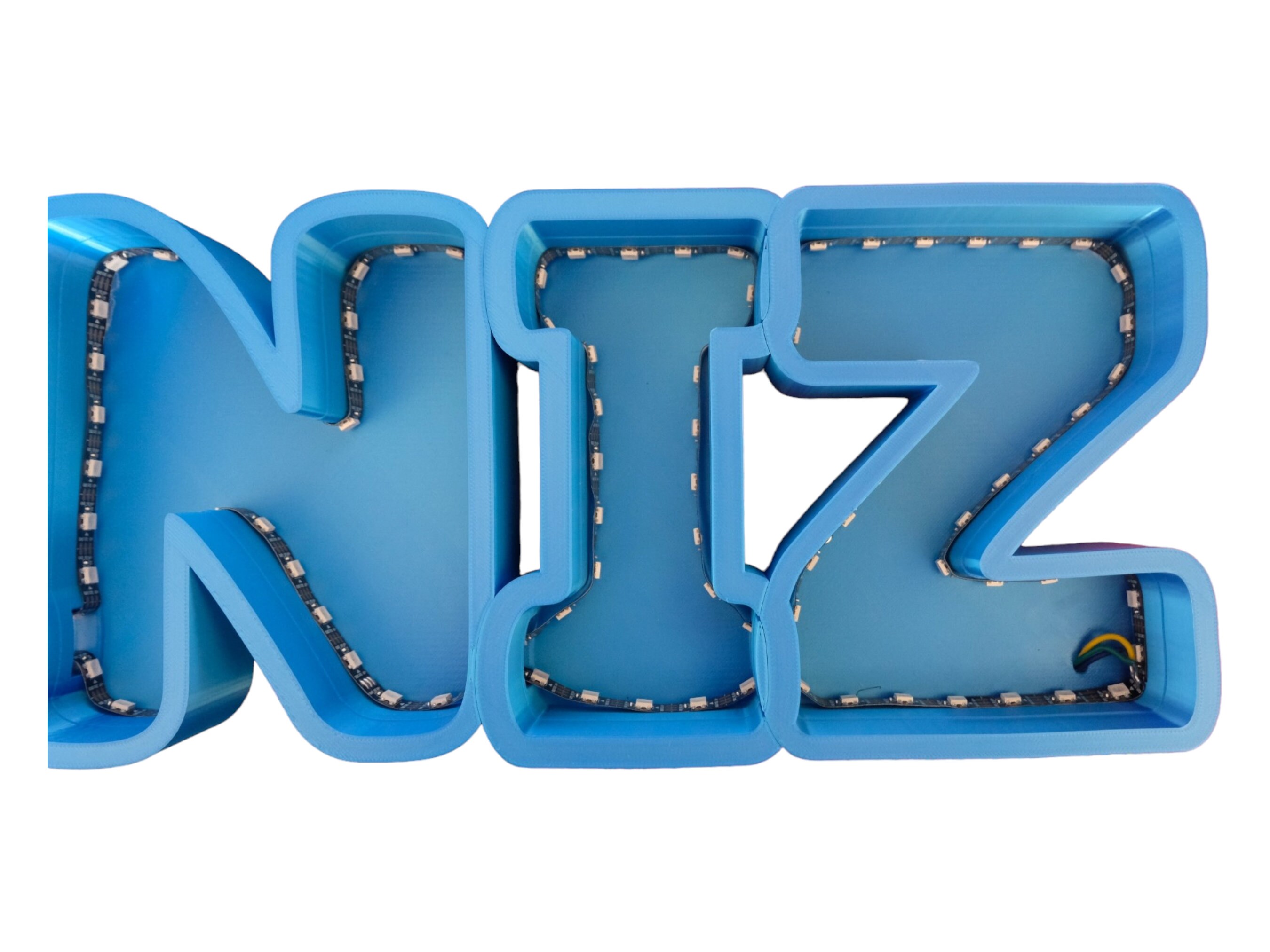 3D Led Light Box - Personalized - Custom Name - STL File - for 3D ...