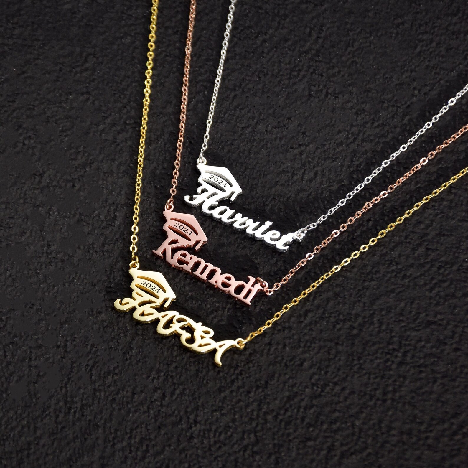 Graduation Cap Necklace, Graduation Necklace,personalized Bachelor Cap ...