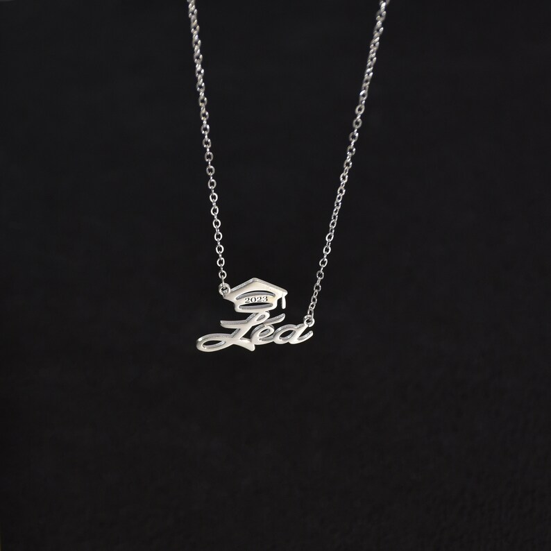 Graduation Cap Necklace, Graduation Necklace,personalized Bachelor Cap ...