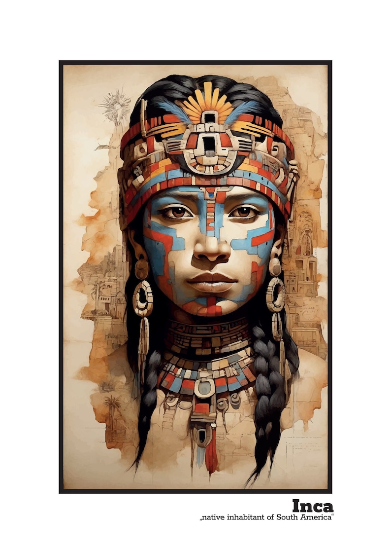 Inca | Native Inhabitant | South America - Etsy