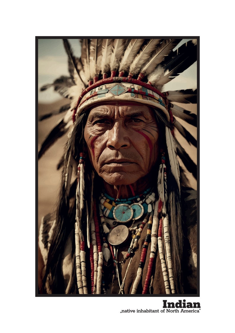 Indian | Native Inhabitant | North America - Etsy