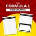 2024 FORMULA 1 RACE JOURNAL / F1 / Race Planner / Planner / Printable ...