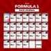 2024 FORMULA 1 RACE JOURNAL / F1 / Race Planner / Planner / Printable ...