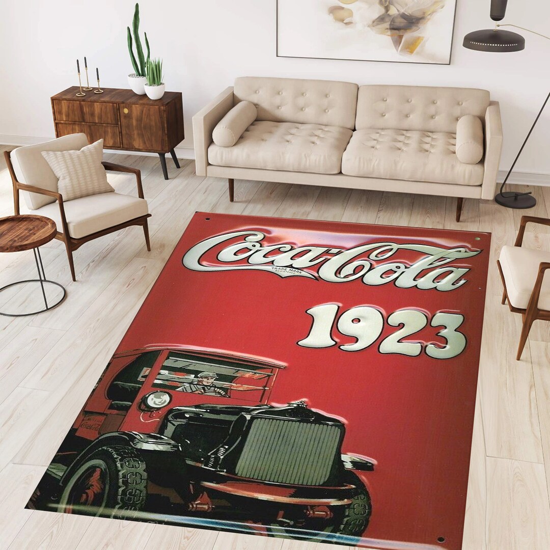 Cocacola Rug,cook Area Rug,coca Cola Bottle,drink Pattern Rug,coke Rug ...