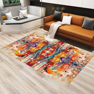 Abstract Rug - Etsy