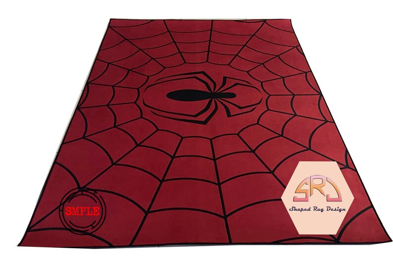 Spiderman Rug,spider Man Rug,spiderman Comic Rug,cartoon Character Rug ...