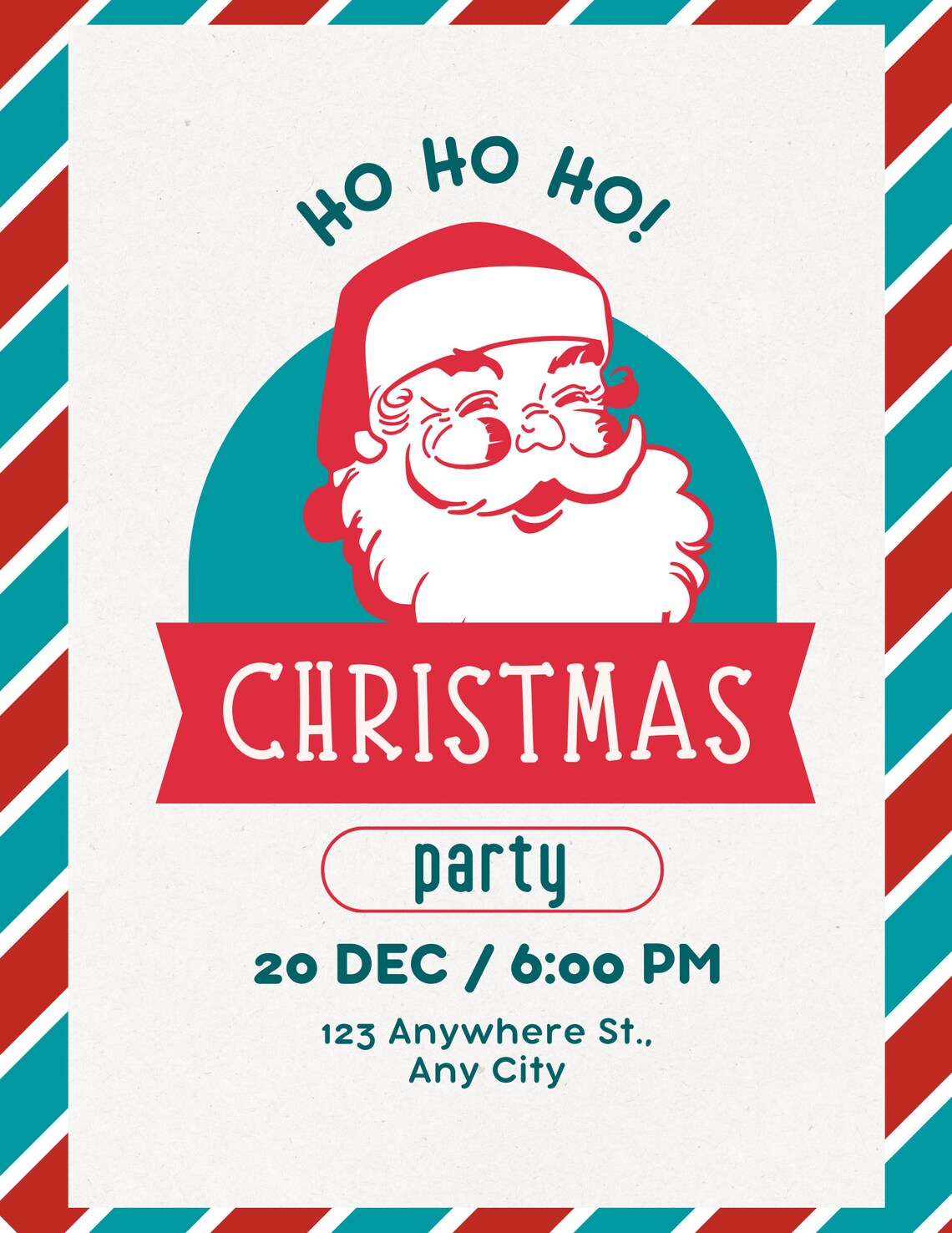 Custom Christmas Party Invitation - Festive Digital Invite Design for ...