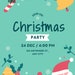 Custom Christmas Party Invitation - Festive Digital Invite Design for ...