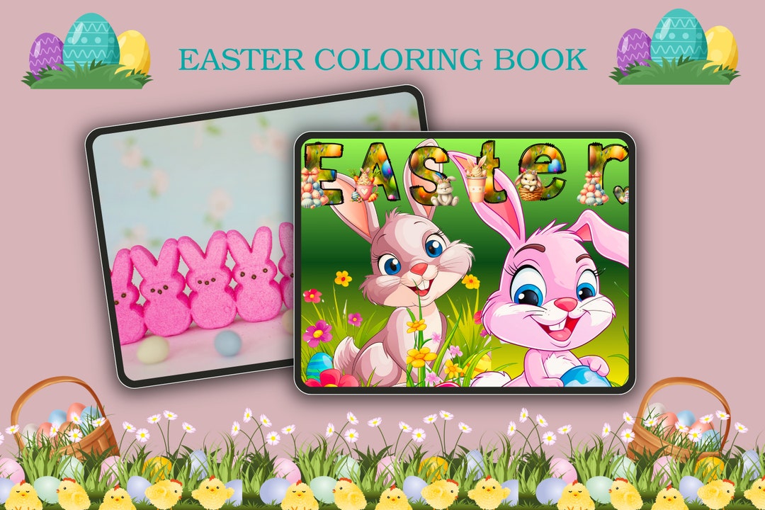 Printable Easter Coloring Templates - Etsy Canada