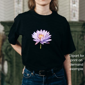 Water Lily Clipart Flower Bundle Png,digital Download,commercial Use ...