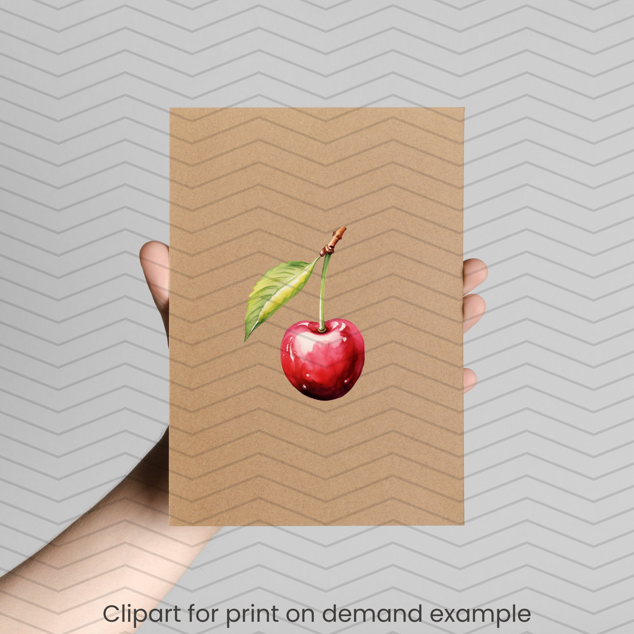Cherry Fruit Clipart Bundle PNG, Digital Download, for Commercial Use ...