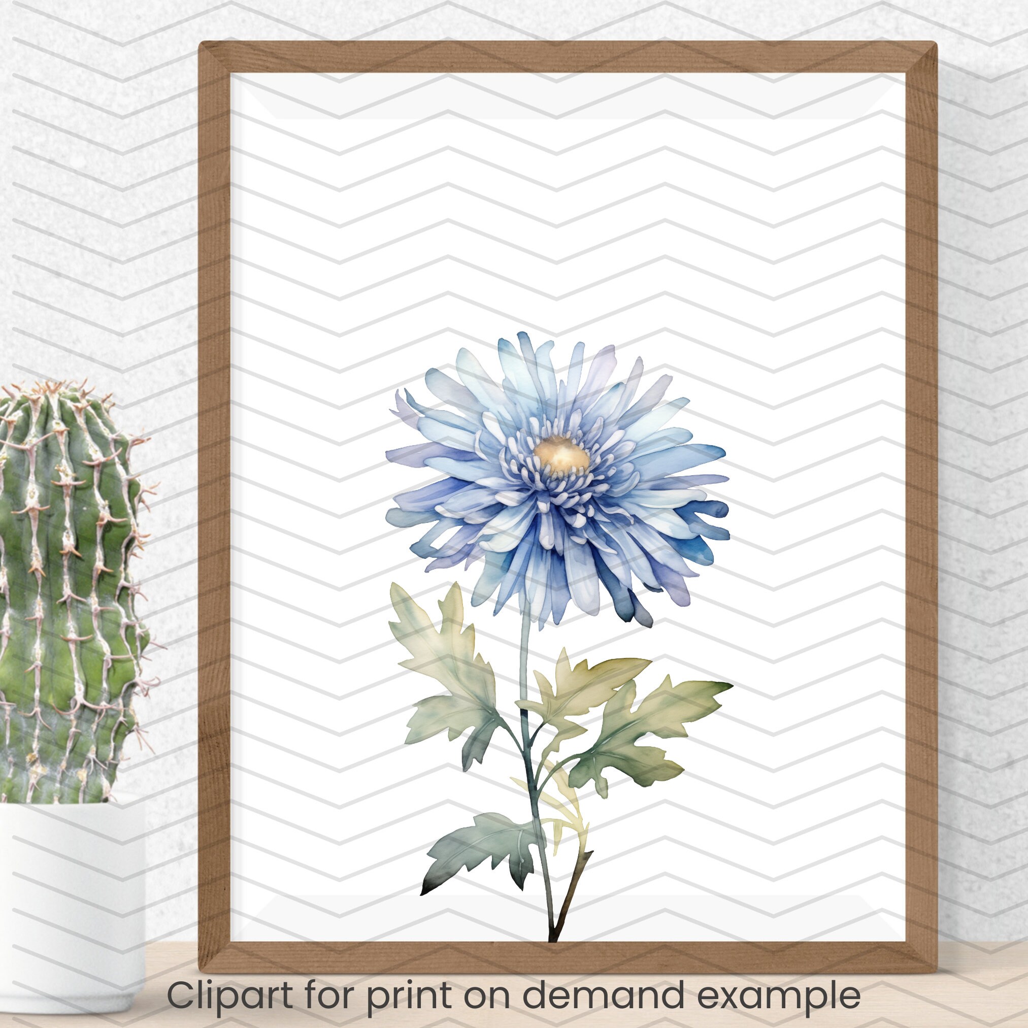 Aster Clipart Flower Bundle Png,digital Download,commercial Use,floral ...