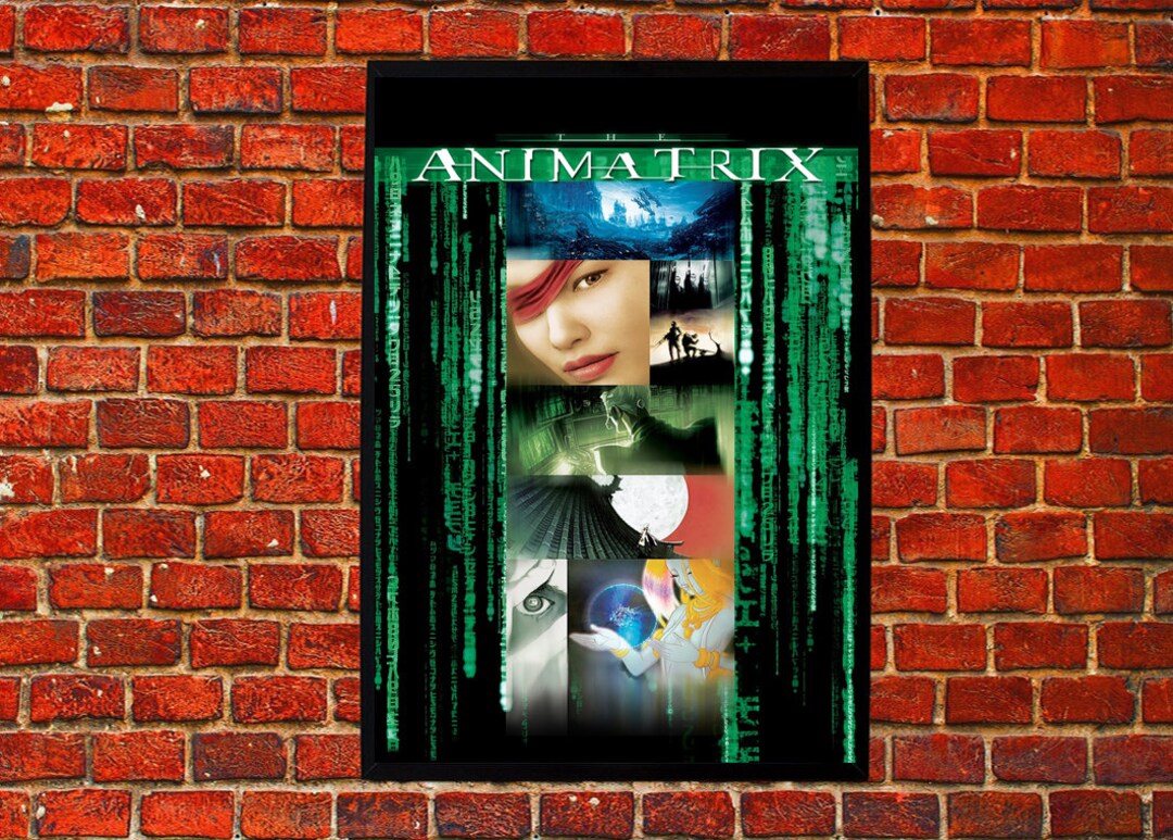 The Animatrix 2003 Animated Movie Cover Poster Canvas Matte Silk A1 A2 ...