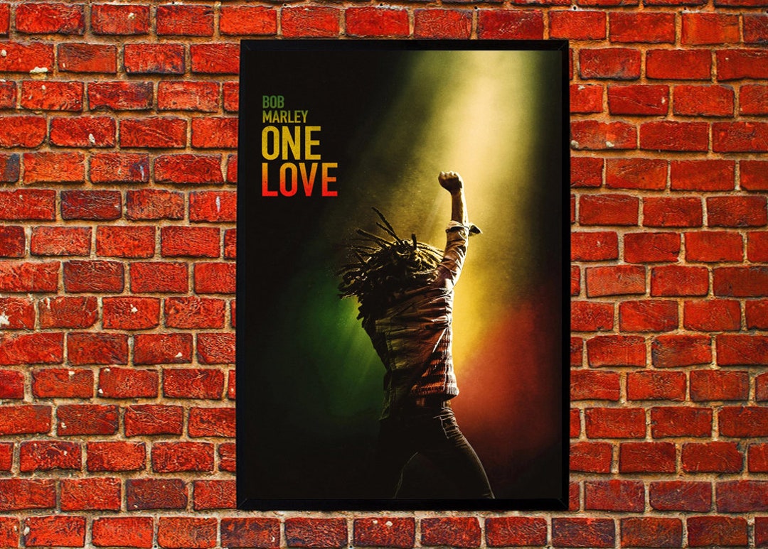 Bob Marley One Love 2024 Music Movie Poster Canvas Matte Silk A1 A2 A3 ...