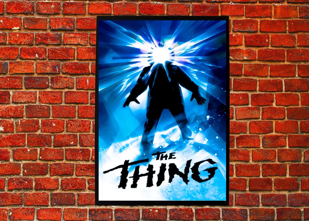 The Thing 1982 Classic Movie Poster Canvas Matte Silk A1 A2 A3 A4 A5 A6 ...