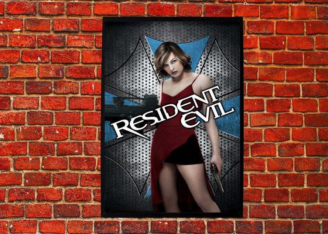 Resident Evil 2002 Movie Poster Cover Canvas Matte Silk A1 A2 A3 A4 A5 ...