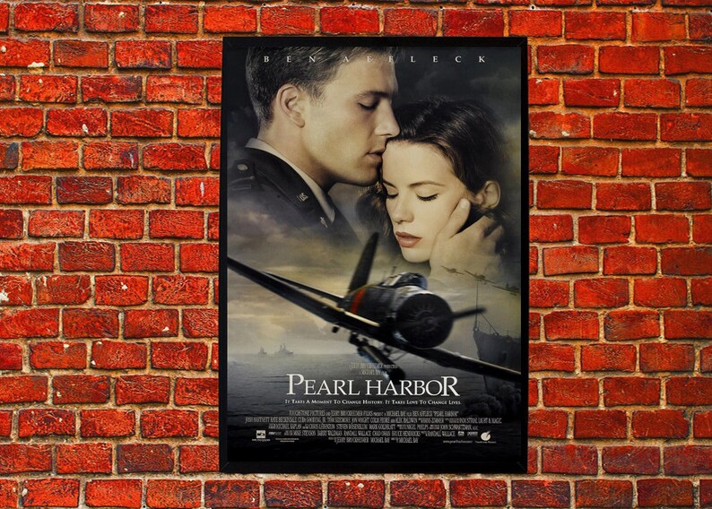 Pearl Harbor 2001 Historycal Romance War Movie Cover Poster Canvas ...