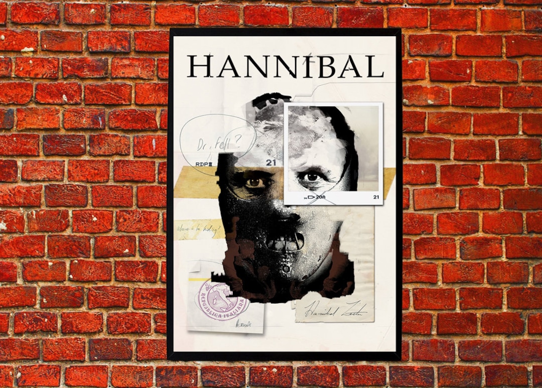 Hannibal 2001 Classic Movie Artwork Cover Poster Canvas Matte Silk A1 ...