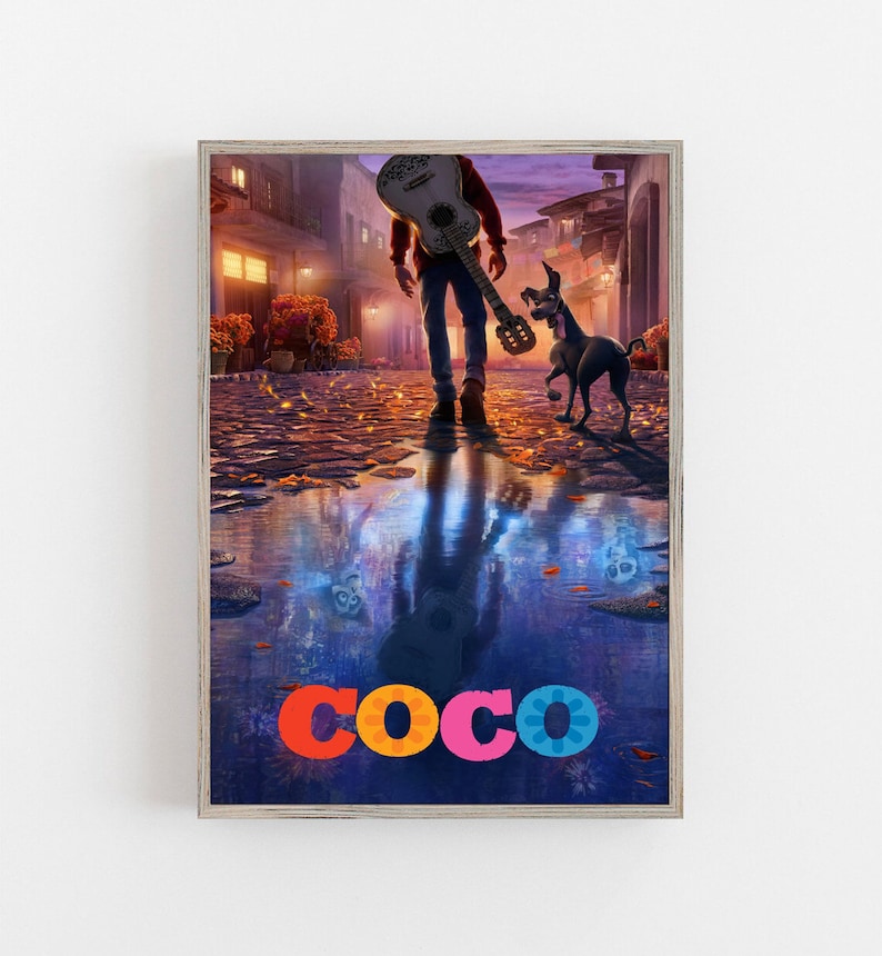 Coco 2017 Animated Movie Cover Poster Canvas Matte Silk A1 A2 A3 A4 A5 ...