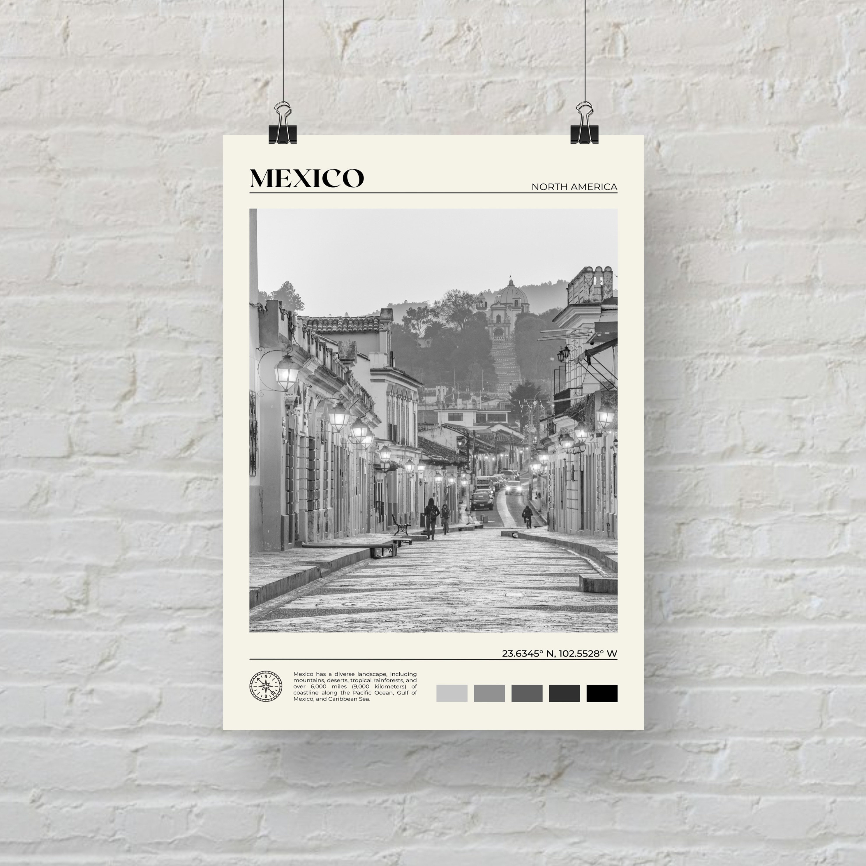 Black and White, Mexico Print, Mexico Wall Art, Mexico Poster, Mexico Photo, Mexico Poster Print ...