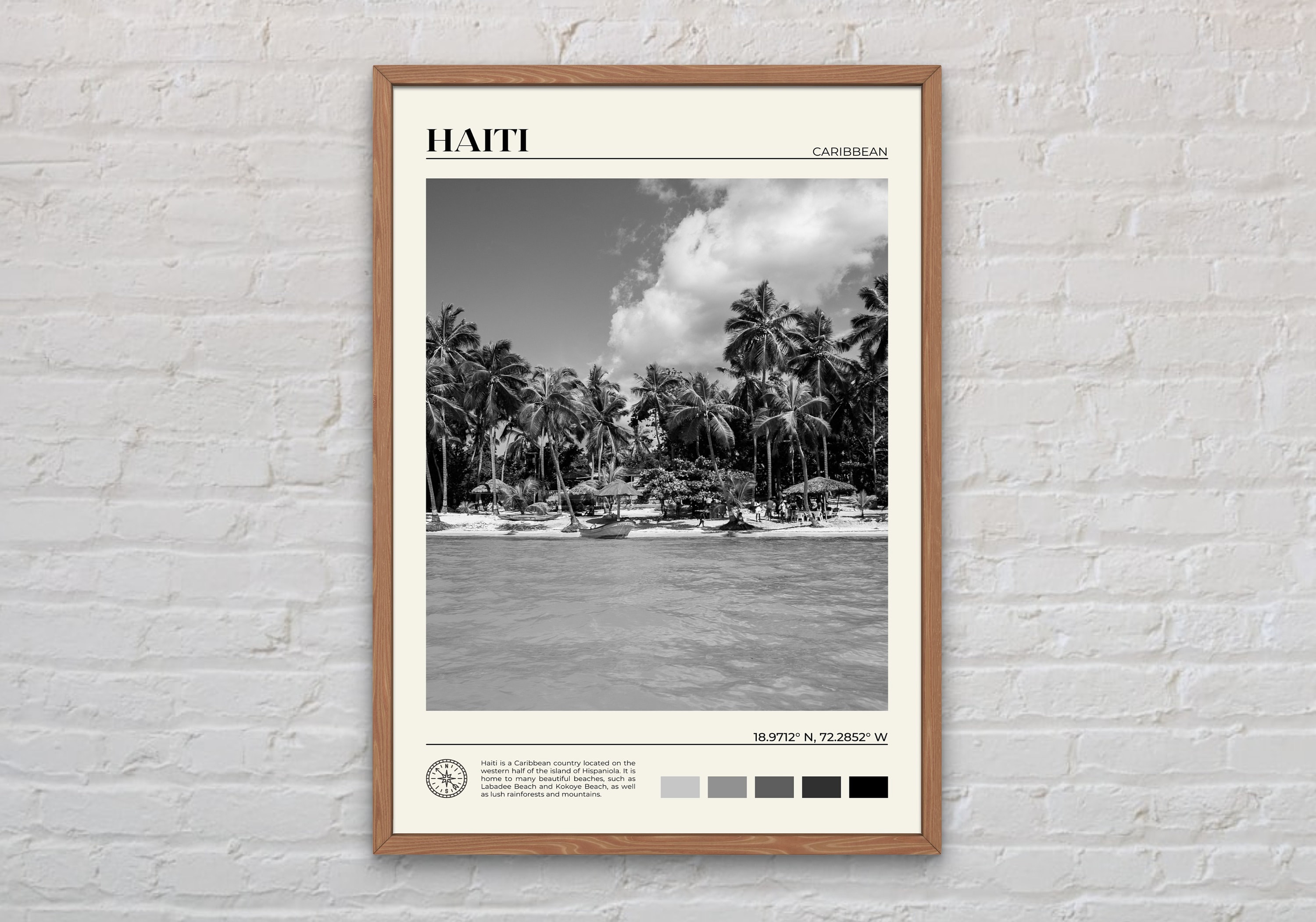 Black and White, Haiti Print, Haiti Wall Art, Haiti Poster, Haiti Photo ...