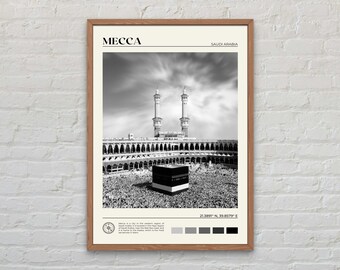 Real Photo, Mecca Print, Mecca Wall Art, Mecca Poster, Mecca Photo ...