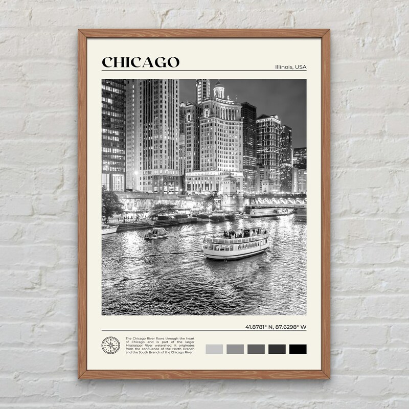 Chicago Poster - Etsy