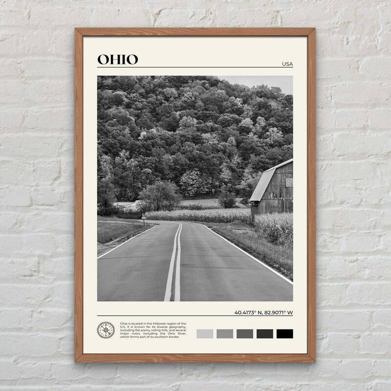 Ohio Art Print - Etsy