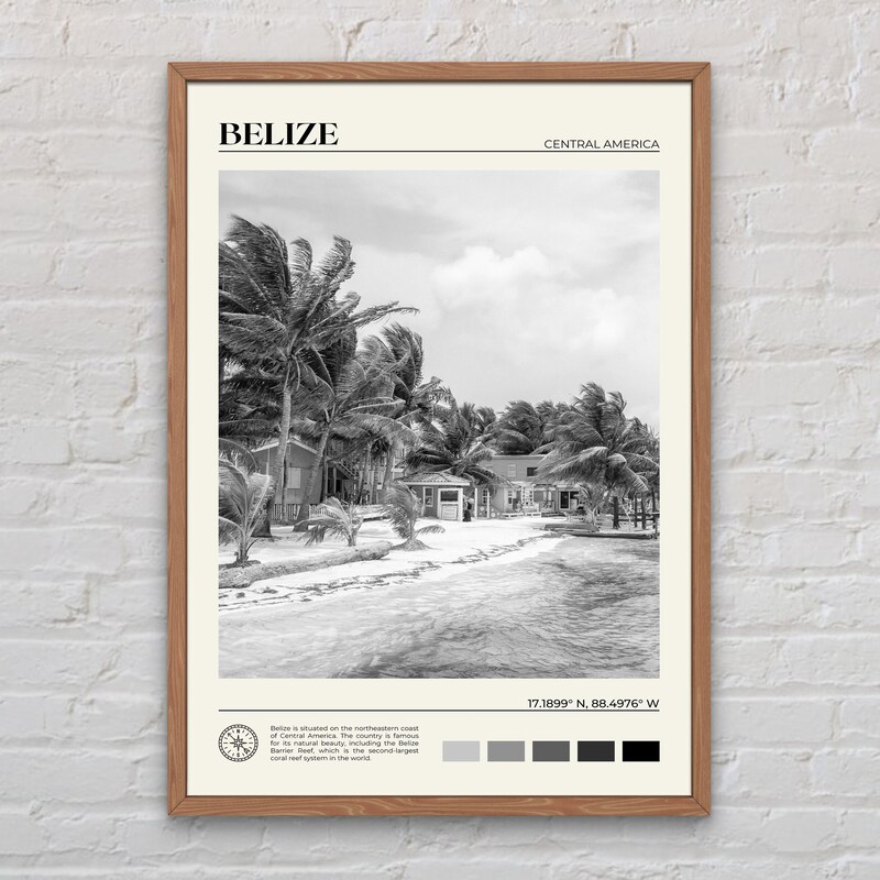 Belize Poster - Etsy