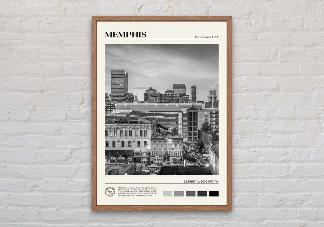 Black and White, Memphis Print, Memphis Wall Art, Memphis Poster ...