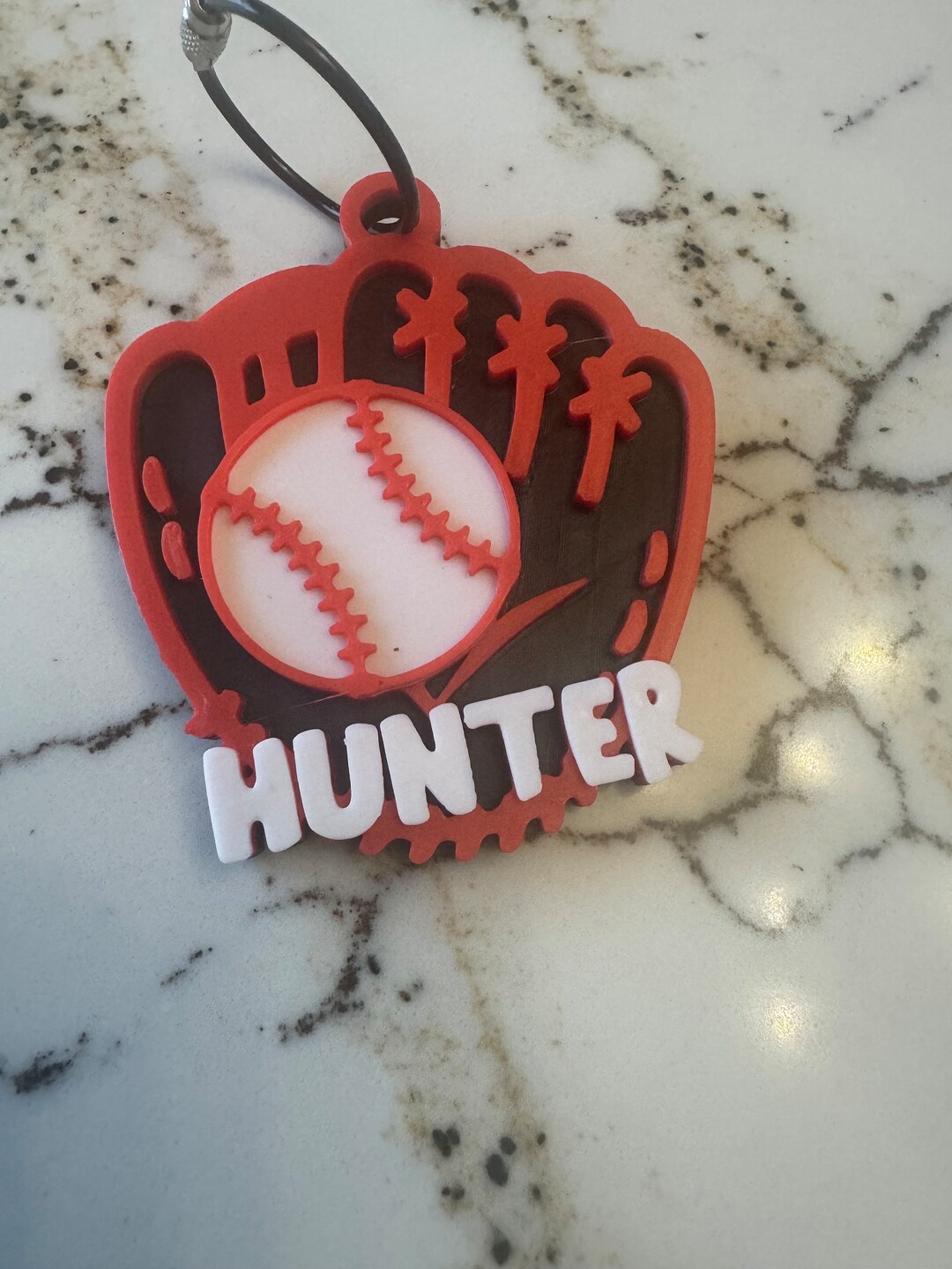 Personalized Custom Baseball Name Tag, Bag Tag, Backpack Tag, Equipment ...