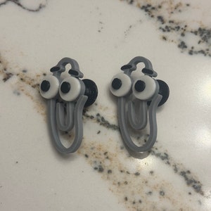 3d Printed Microsoft Clippy With Free Set of Clippy Earrings or Shoe ...