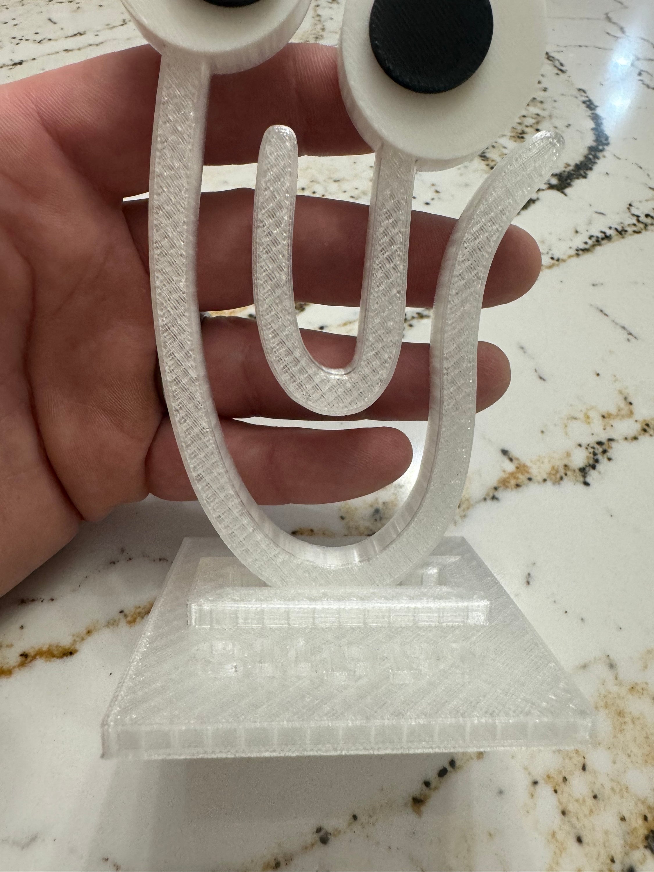 3d Printed Limited Edition Fancy Translucent Microsoft Clippy With Free ...