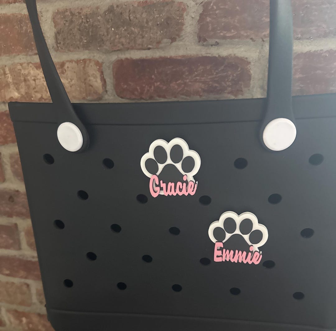Personalized 3d Custom Dog Bogg Bag Accessories Charm - Etsy