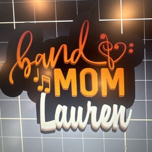 Personalized Custom Band Music Bogg Bag Charm. Band Mom Music Bogg Bag ...