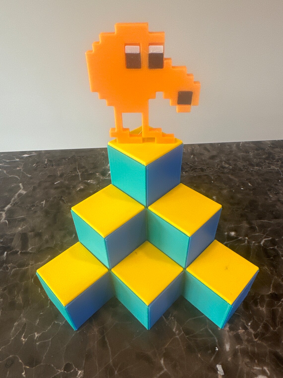 3d Printed Qbert Organizer - Etsy