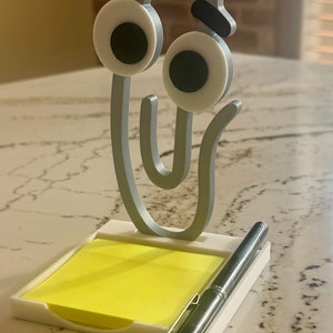 3d Printed Microsoft Clippy With Post It Notes or Mag Safe Wireless ...