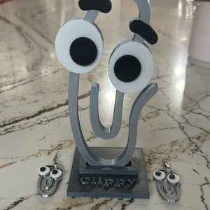 3d Printed Microsoft Clippy With Free Set of Clippy Earrings or Shoe ...