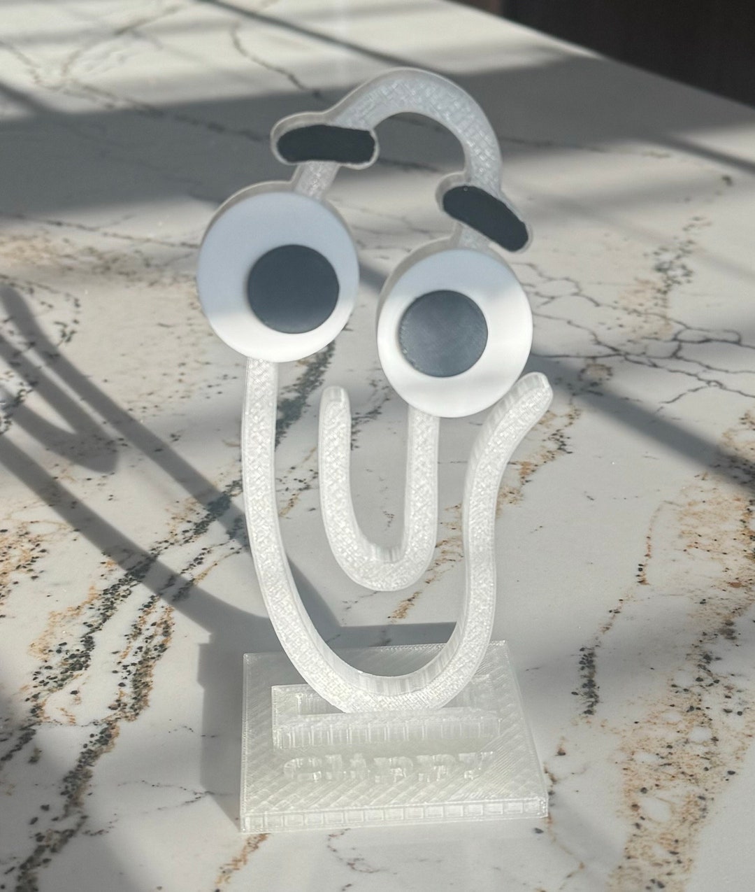 3d Printed Limited Edition Fancy Translucent Microsoft Clippy With Free ...