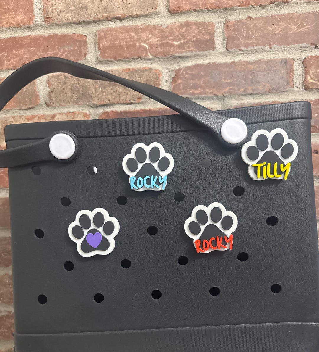 Personalized 3d Custom Dog Bogg Bag Accessories Charm - Etsy