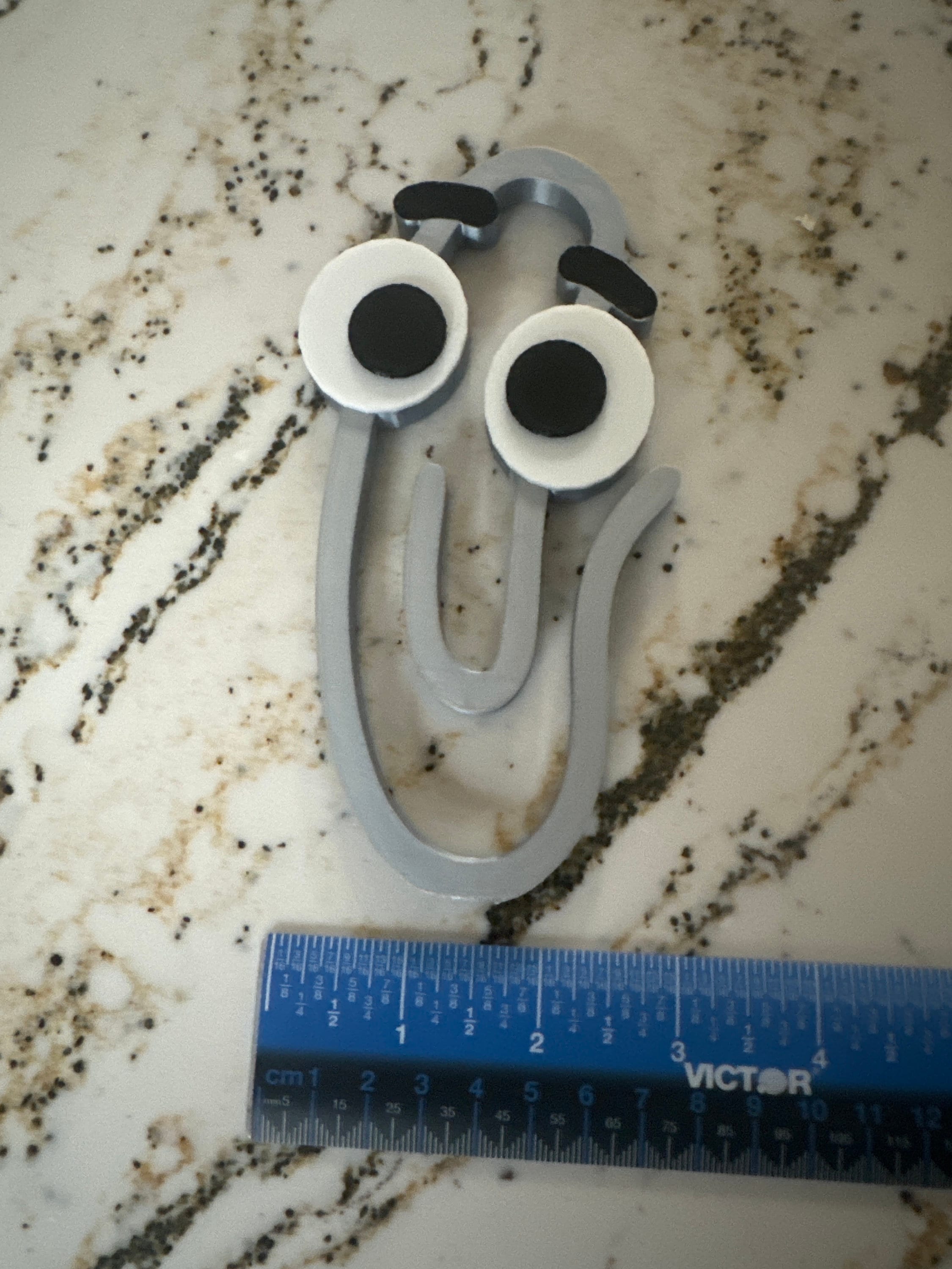 3d Printed Microsoft Clippy With Post It Notes Base - Etsy