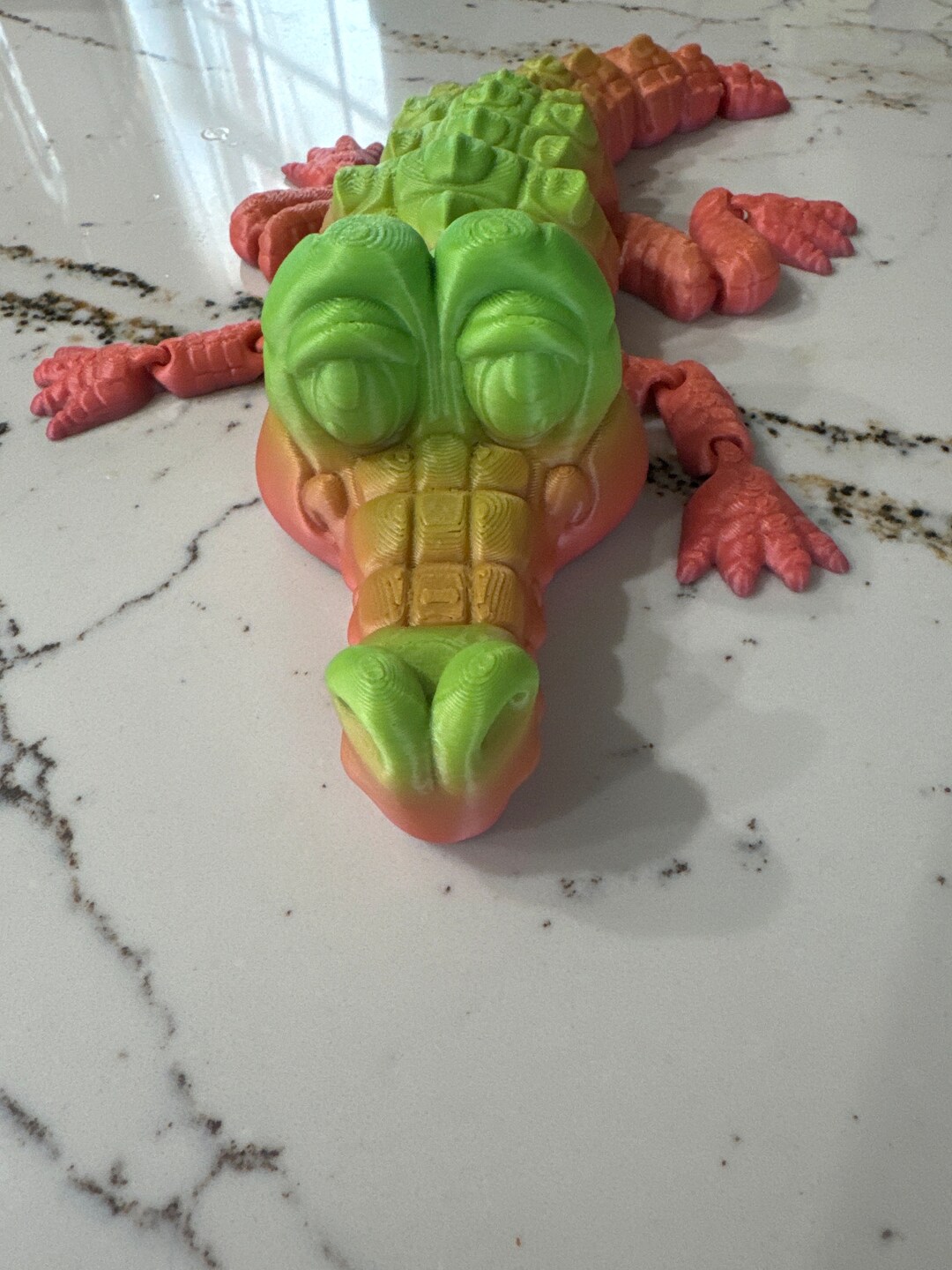BIG Articulating Alligator Fidget Toy - Etsy