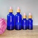 Blue Glass Dropper Bottle, Dropper Boston Round Bottle With Dropper ...