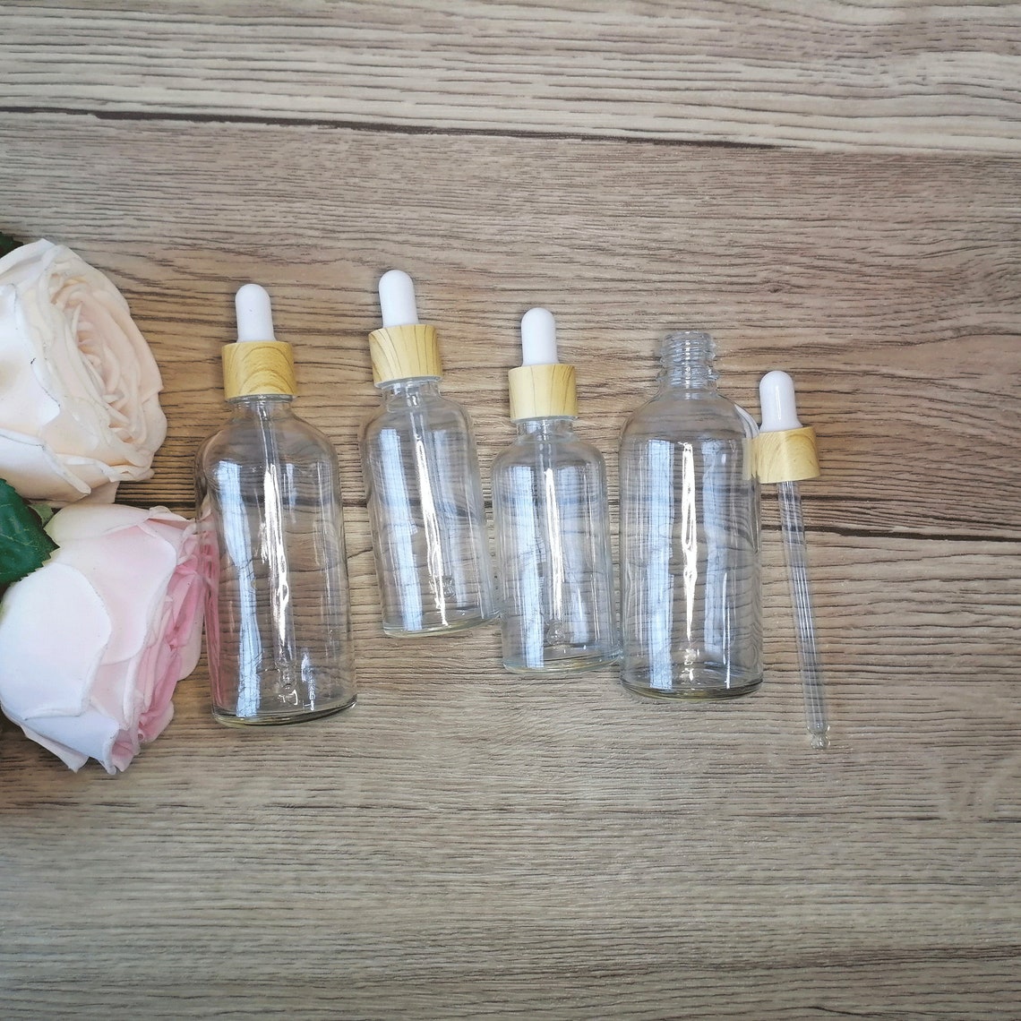 Clear Glass Dropper Bottle for Essential Oils, Serums, Care Oils ...