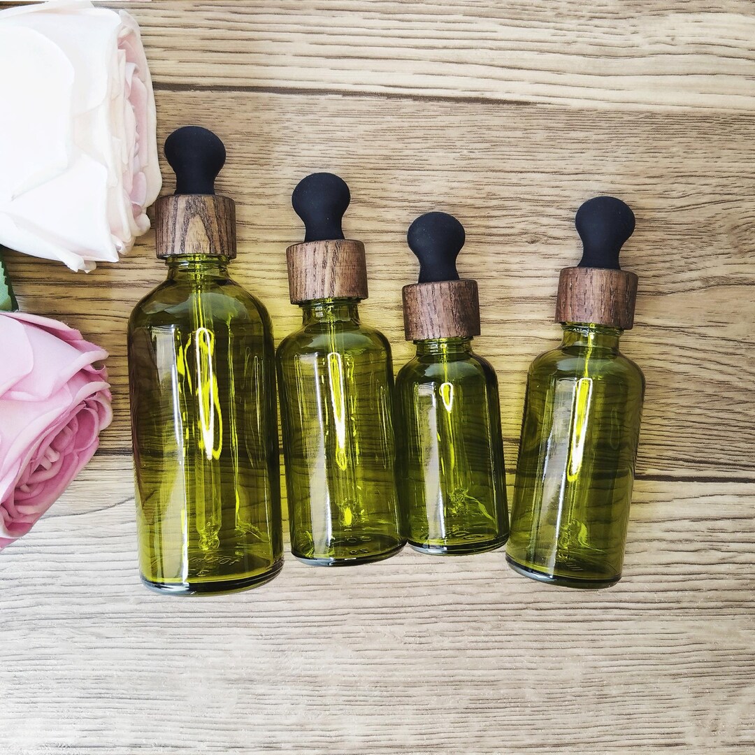 Glass Dropper Bottle, Refillable, Stronger Suction, Perfect for Leak ...