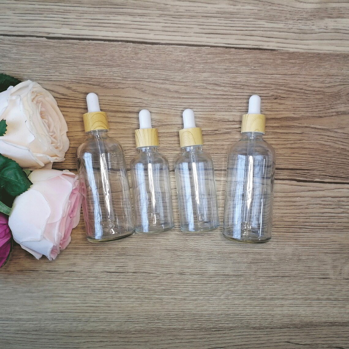 Clear Glass Dropper Bottle for Essential Oils, Serums, Care Oils ...