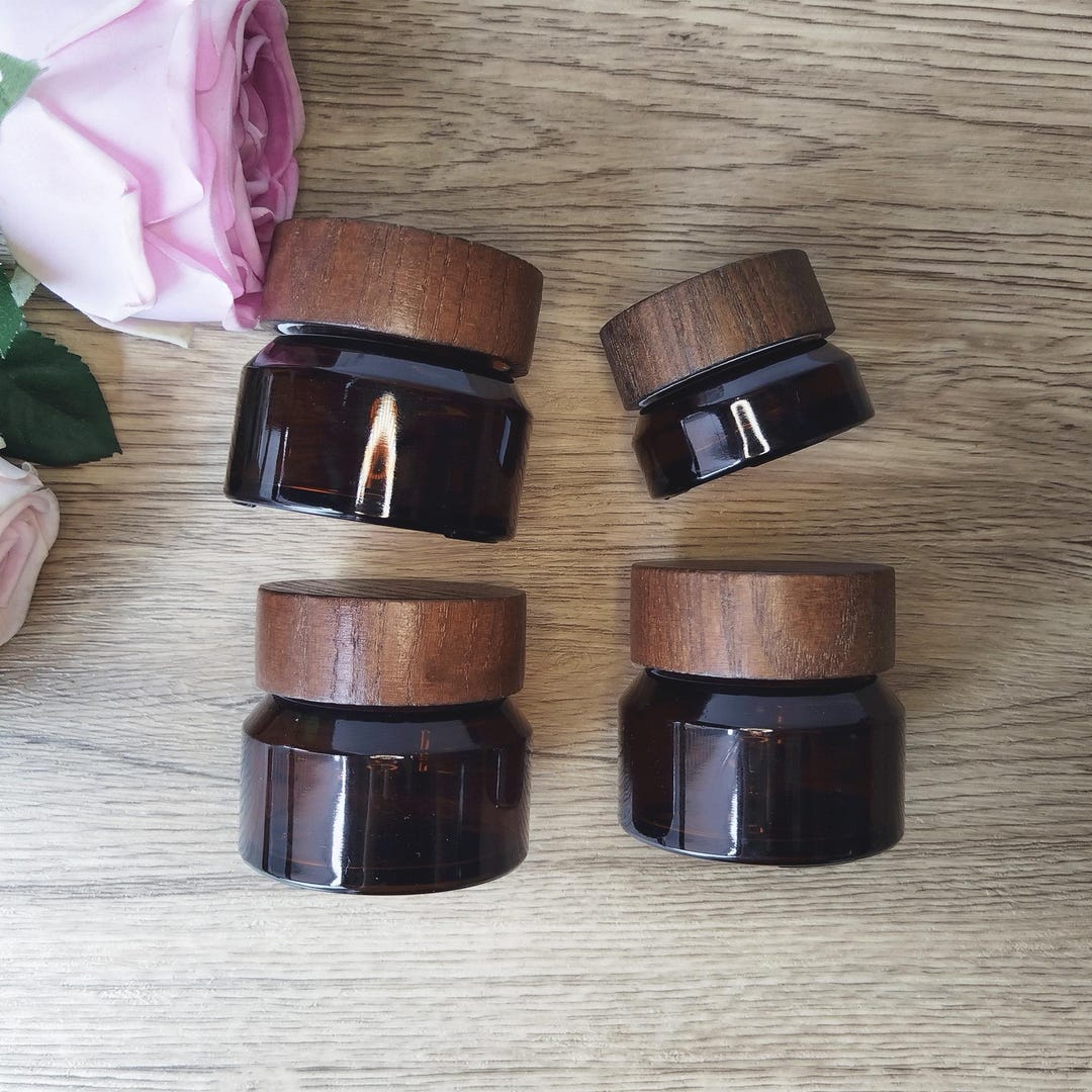 Glass Cream Jars, Refillable and Leak-proof, Are Suitable for Essences ...
