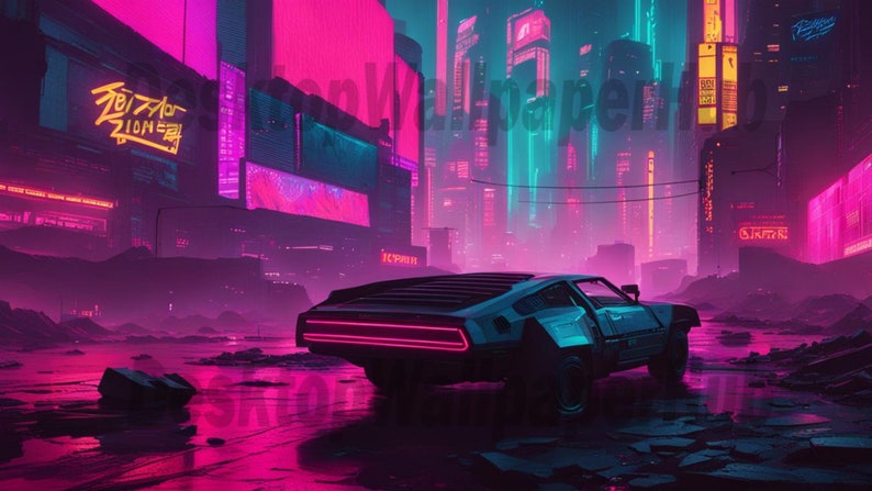 Premium Cyberpunk Desktop Wallpaper Collection - Set of 13 High-quality ...