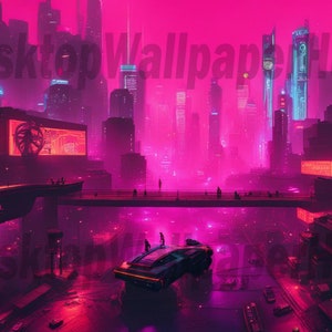 Premium Cyberpunk Desktop Wallpaper Collection - Set of 13 High-quality ...